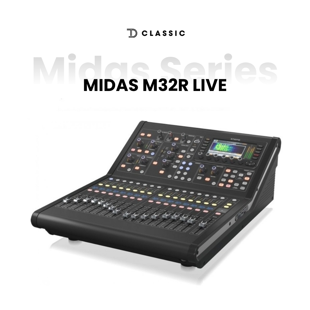 Bàn Mixer Midas M32R Live (Mixer Digital, 40 Kênh, 25 Bus) - TD Classic